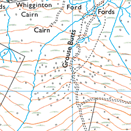 Hill of Rowan, Tarfside, Glen Esk - Route Map