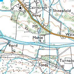 Hill of Rowan, Tarfside, Glen Esk - Route Map