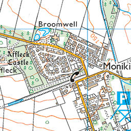 Monikie Country Park, near Carnoustie - Route Map