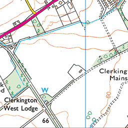 Haddington and the River Tyne - Route Map