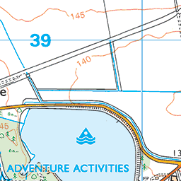 Monikie Country Park, near Carnoustie - Route Map