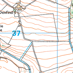 Monikie Country Park, near Carnoustie - Route Map
