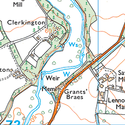 Haddington and the River Tyne - Route Map