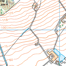 Monikie Country Park, near Carnoustie - Route Map