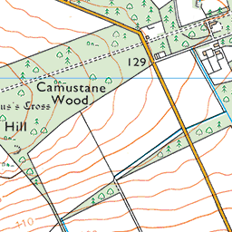 Monikie Country Park, near Carnoustie - Route Map