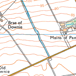 Monikie Country Park, near Carnoustie - Route Map