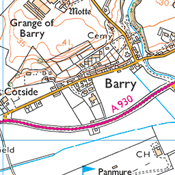 Carnoustie Links, Carnoustie - Route Map