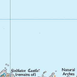 Sandend and Findlater Castle - Route Map