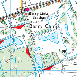 Carnoustie Links, Carnoustie - Route Map