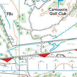 Carnoustie Links, Carnoustie - Route Map