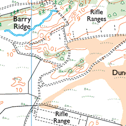 Carnoustie Links, Carnoustie - Route Map