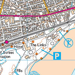 Carnoustie Links, Carnoustie - Route Map