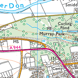 Haughton Country Park, Alford - Route Map