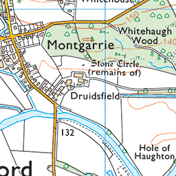 Haughton Country Park, Alford - Route Map