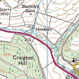 Lumphanan circular - Route Map