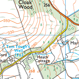 Lumphanan circular - Route Map