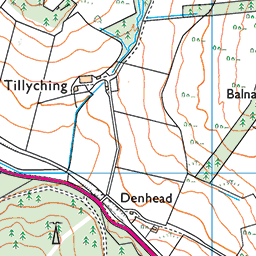 Lumphanan circular - Route Map