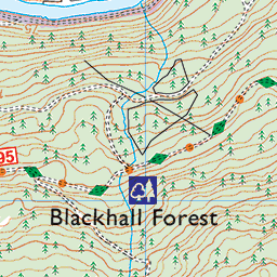Scolty Hill, near Banchory - Route Map