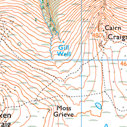 Mither Tap from the Bennachie Centre - Route Map
