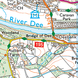 Scolty Hill, near Banchory - Route Map