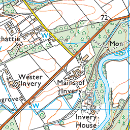 Scolty Hill, near Banchory - Route Map