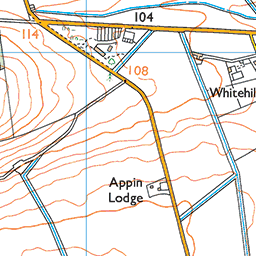 St Cyrus beach and cliff, St Cyrus - Route Map