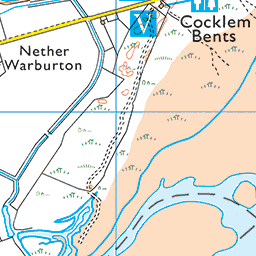 St Cyrus beach and cliff, St Cyrus - Route Map