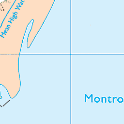 St Cyrus beach and cliff, St Cyrus - Route Map