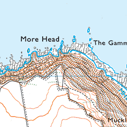 St John's Church from Gardenstown - Route Map