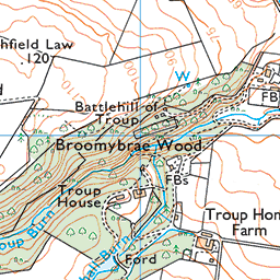 Cullykhan Bay and Fort Fiddes - Route Map