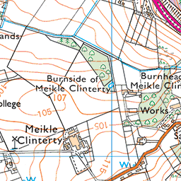 The Tappie Tower, Kirkhill Forest - Route Map
