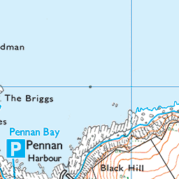 Cullykhan Bay and Fort Fiddes - Route Map