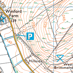 Brimmond Hill, near Westhill - Route Map