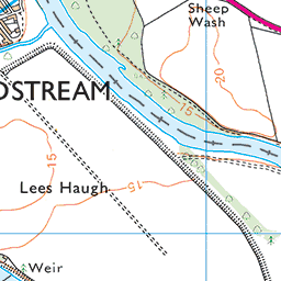 River Tweed and Lees circuit, Coldstream - Route Map