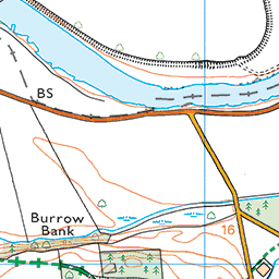 River Tweed and Lees circuit, Coldstream - Route Map