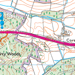 The Tappie Tower, Kirkhill Forest - Route Map