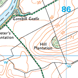 Coldstream and the Tweed, Coldstream - Route Map