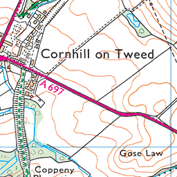 Coldstream and the Tweed, Coldstream - Route Map