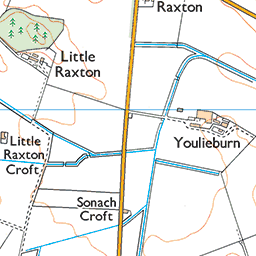 The Prop of Ythsie, near Tarves - Route Map