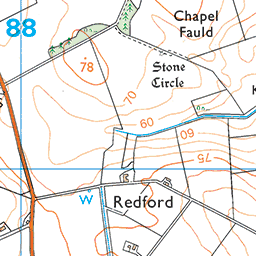The Prop of Ythsie, near Tarves - Route Map