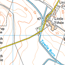 The Prop of Ythsie, near Tarves - Route Map