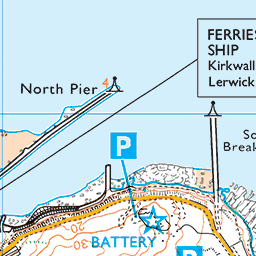 Torry Battery and Girdle Ness, Aberdeen - Route Map