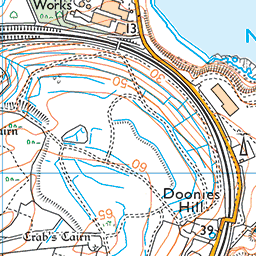 Torry Battery and Girdle Ness, Aberdeen - Route Map