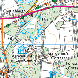 Aden Country Park, near Mintlaw - Route Map