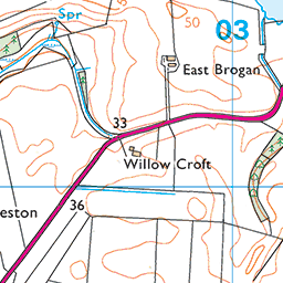 Collieston and Old Slains Castle - Route Map