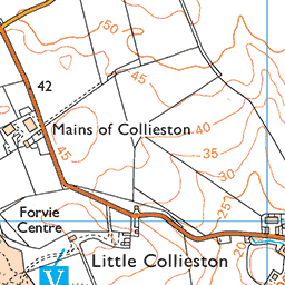 Collieston and Old Slains Castle - Route Map