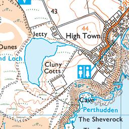 Collieston and Old Slains Castle - Route Map
