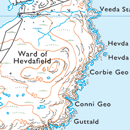 Ward of Clett, Whalsay - Route Map